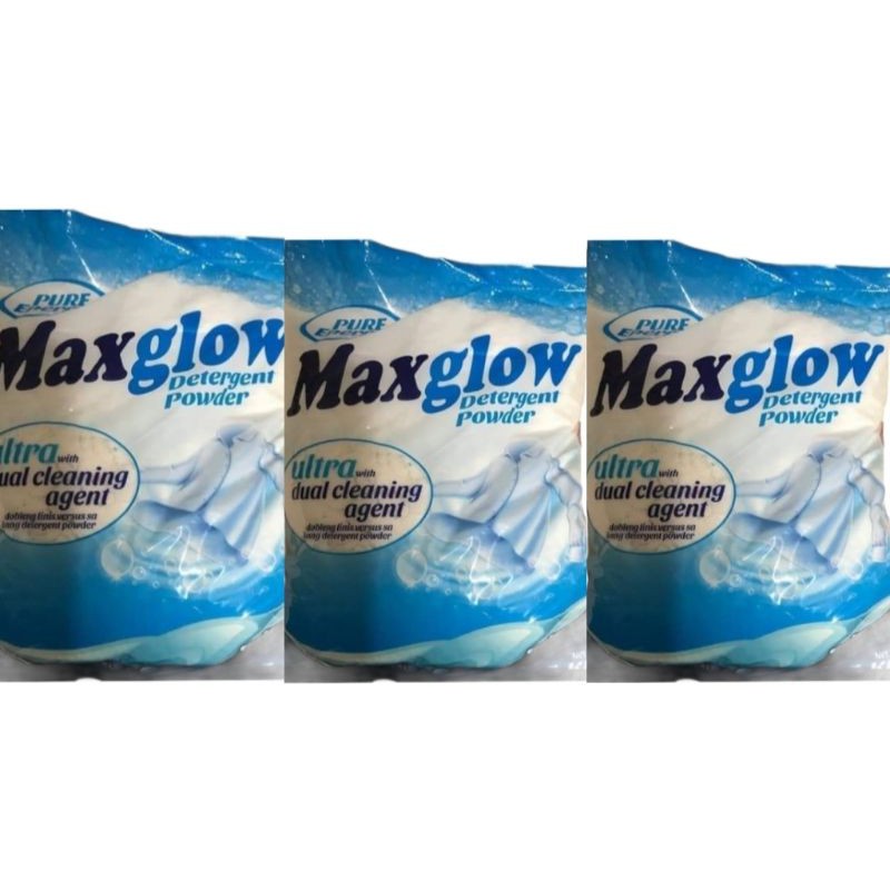 3 FOR 100 Maxglow Detergent Powder | Shopee Philippines