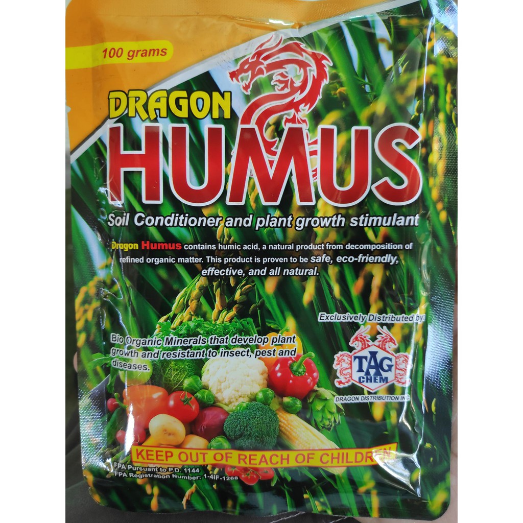 Dragon Humus Soil Conditioner and plant growth stimulant 100grams ...