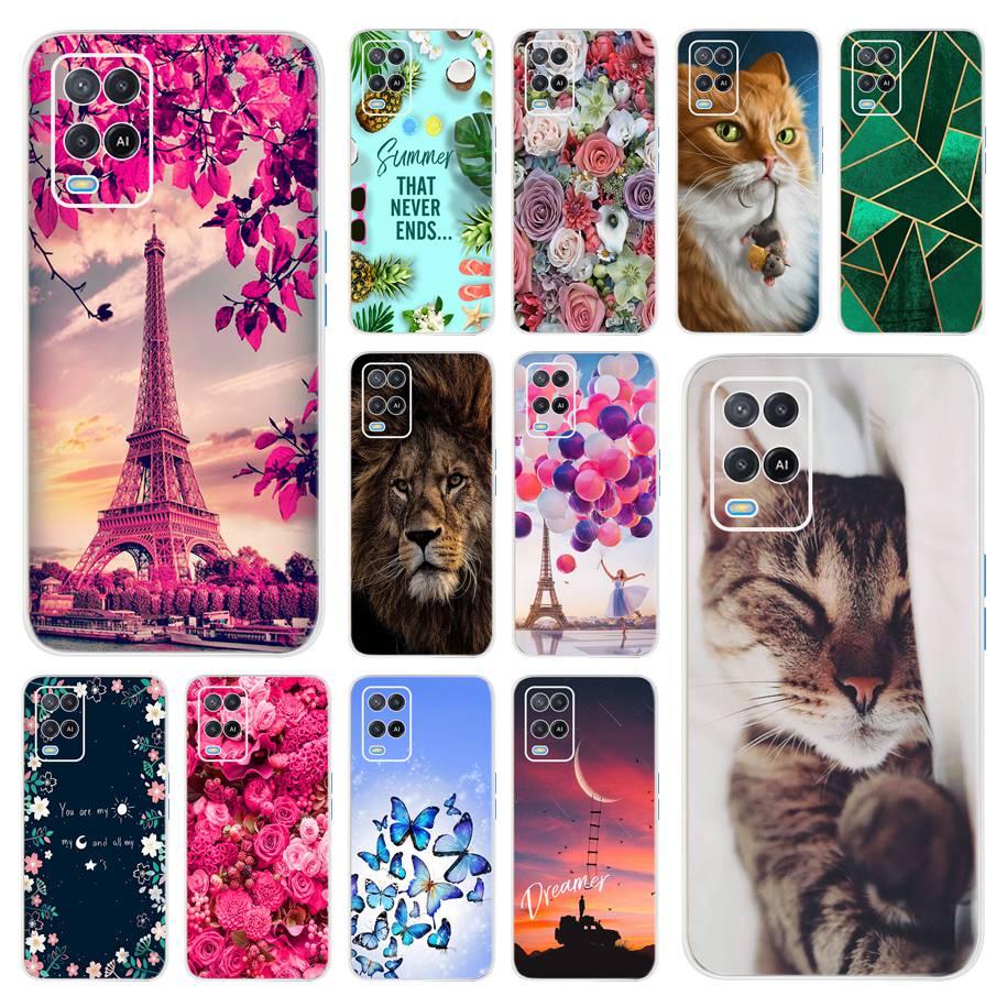 Casing OPPO A54 Phone Case 2021 Silicone TPU Shockproof Back Protective ...