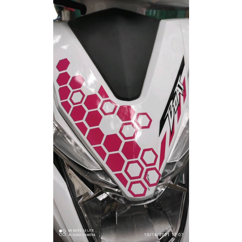 Honda Beat Front Sticker Decals Honeycomb | Shopee Philippines