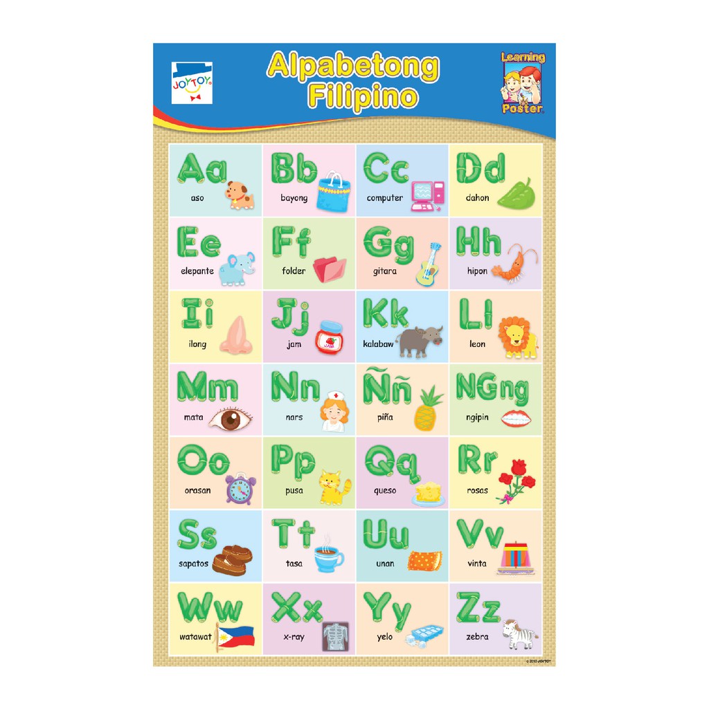 JOYTOY Alpabetong Filipino Poster | Shopee Philippines