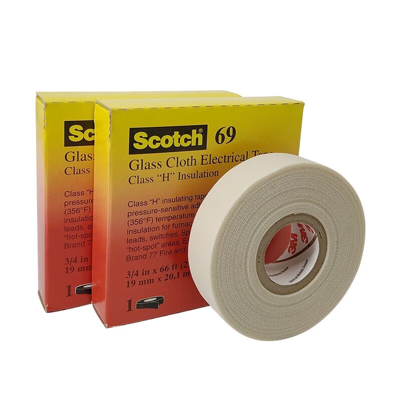 Scotch 69 3M69 3/4 ''Glass Cloth Tape Non-Marking High Temperature ...