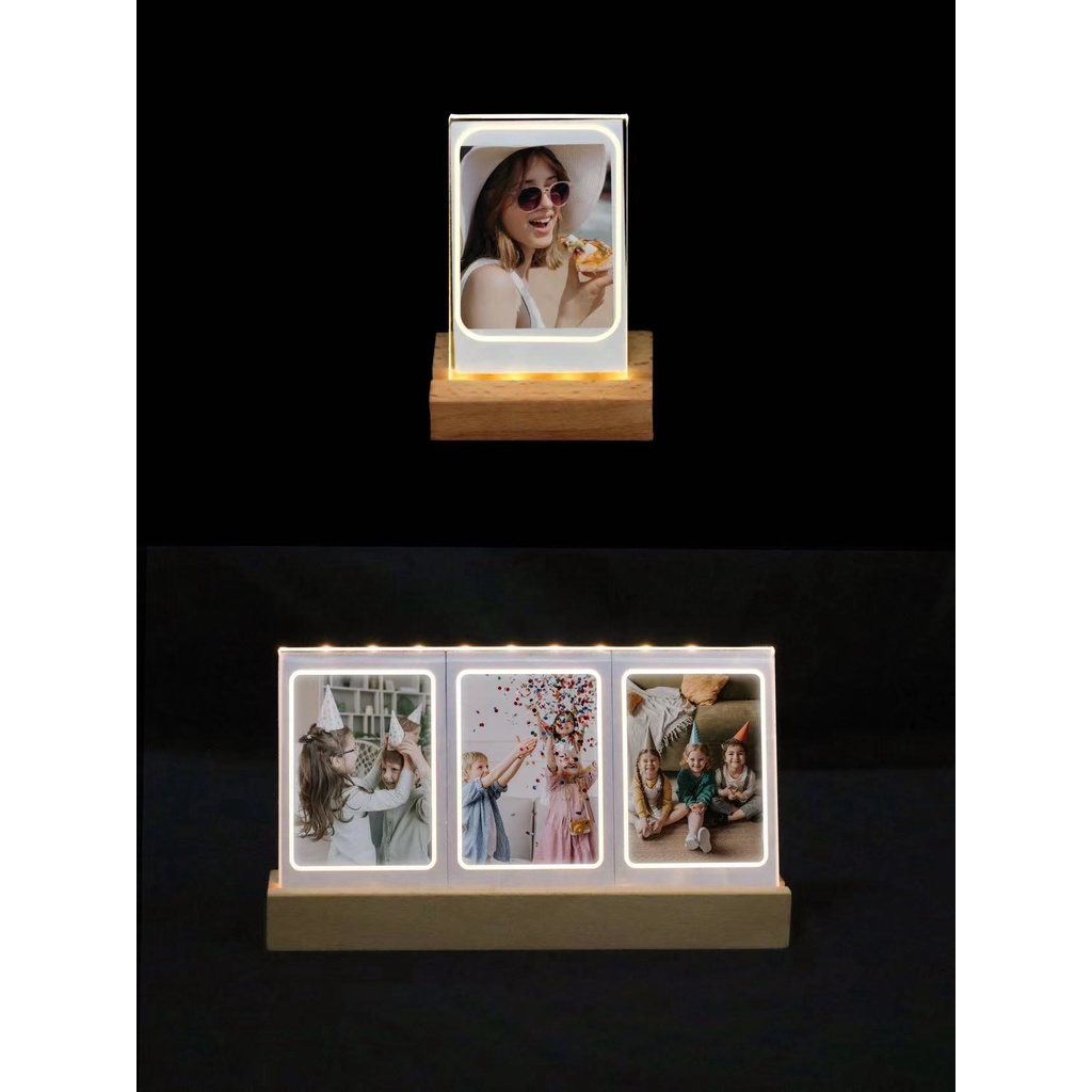 LED Light Mini Photo Standing Frame forFujifim Instax Mini photo ...