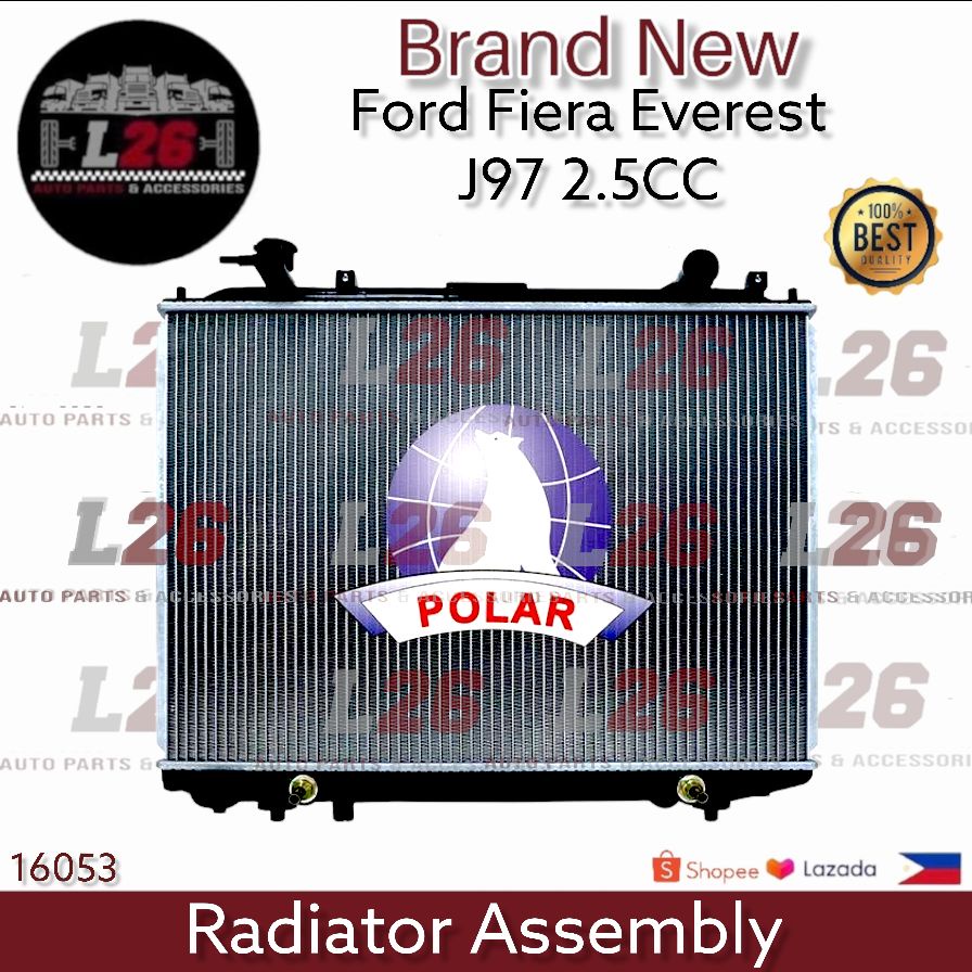 Ford Fiera Everest Radiator Assembly J97 2.5CC WL22-15-200C AT PA26 ...