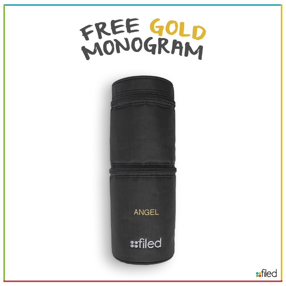 Filed Pen Capsule Jet Black Pen Holder Organizer Pencil Case Pen Case ...