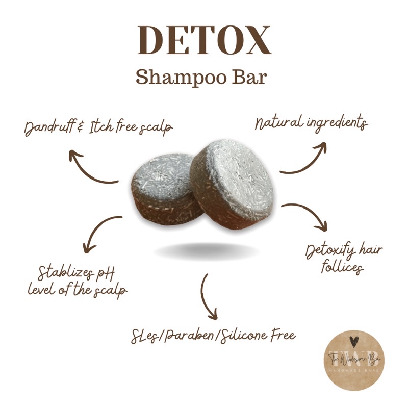 Sulfate Free Shampoo Bar Shampoo Candies DETOX The Wholesome Bar ...