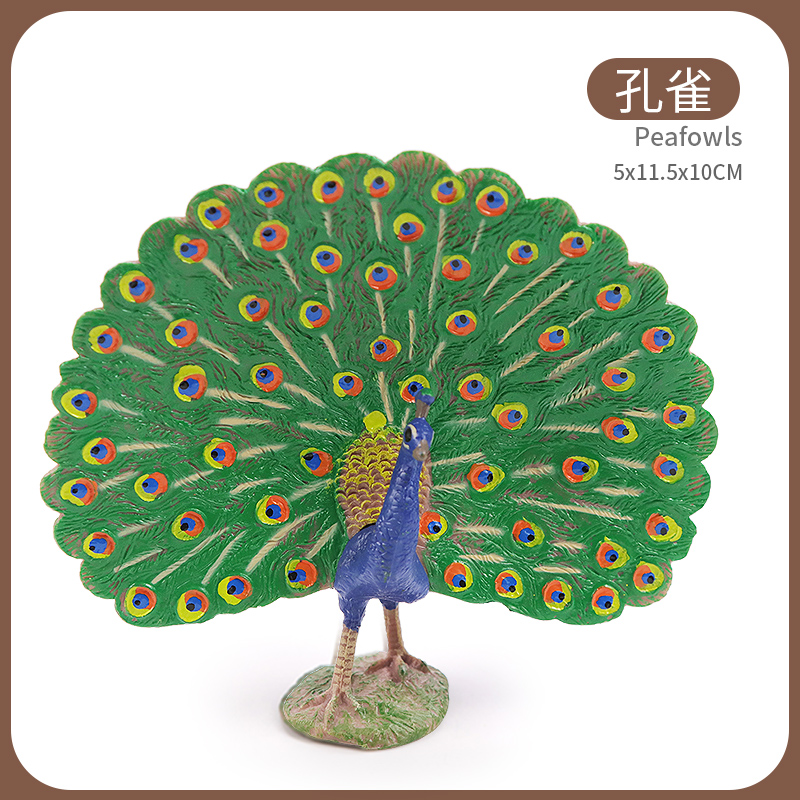 Classic Bird Animal Flamingos Parrot Sea Mew Peacock Owl Ostrich Model ...