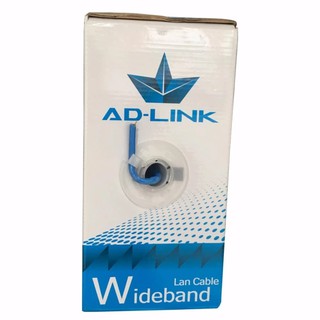 Ad-Link UTP Cable CAT6E 100m 0.5mm CCA Blue (AD-IN601-C100) | Shopee ...