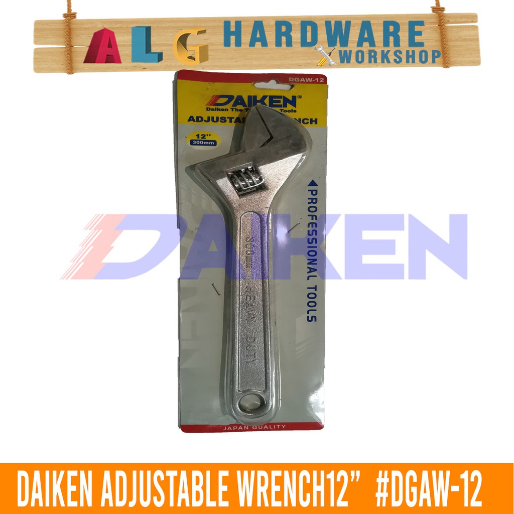Daiken Adjustable Wrench 12" / 300mm | Shopee Philippines