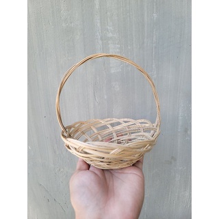 Native Coco Midrib Basket with Handle 6" 8" inch | Shopee Philippines