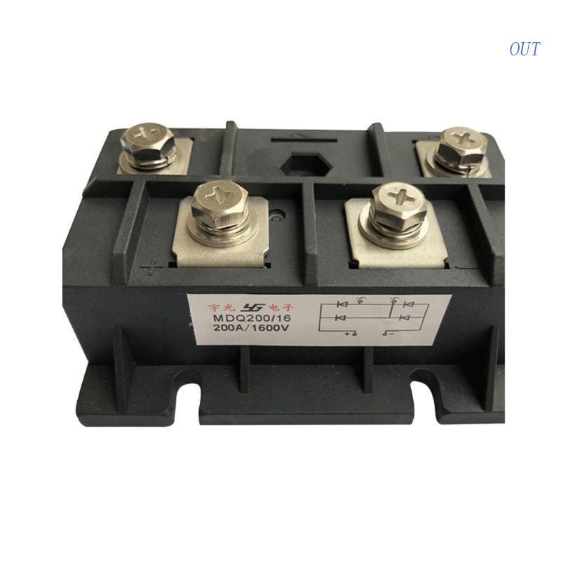 OUT MDQ-200A Bridge Rectifier 200A 1600V Single Phase Full Wave Diode ...