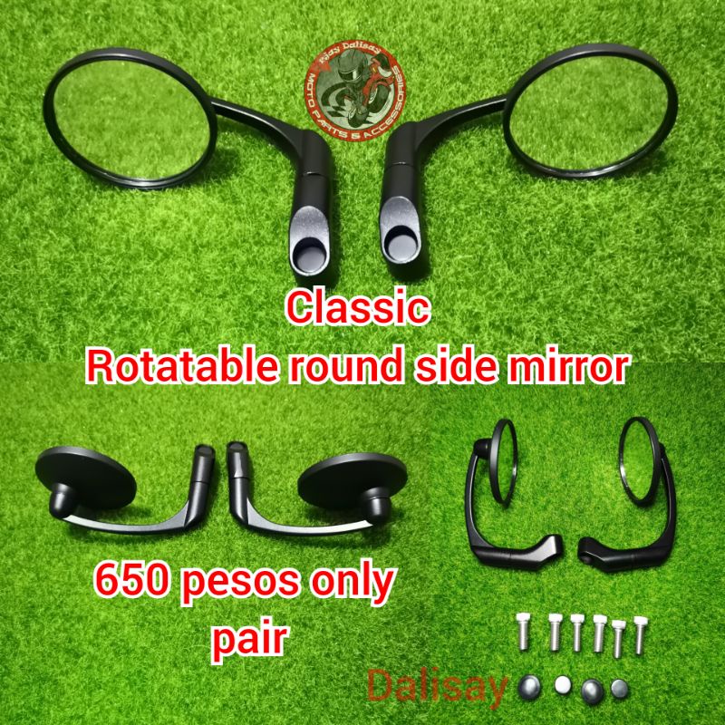 classic side mirror rotatable | Shopee Philippines