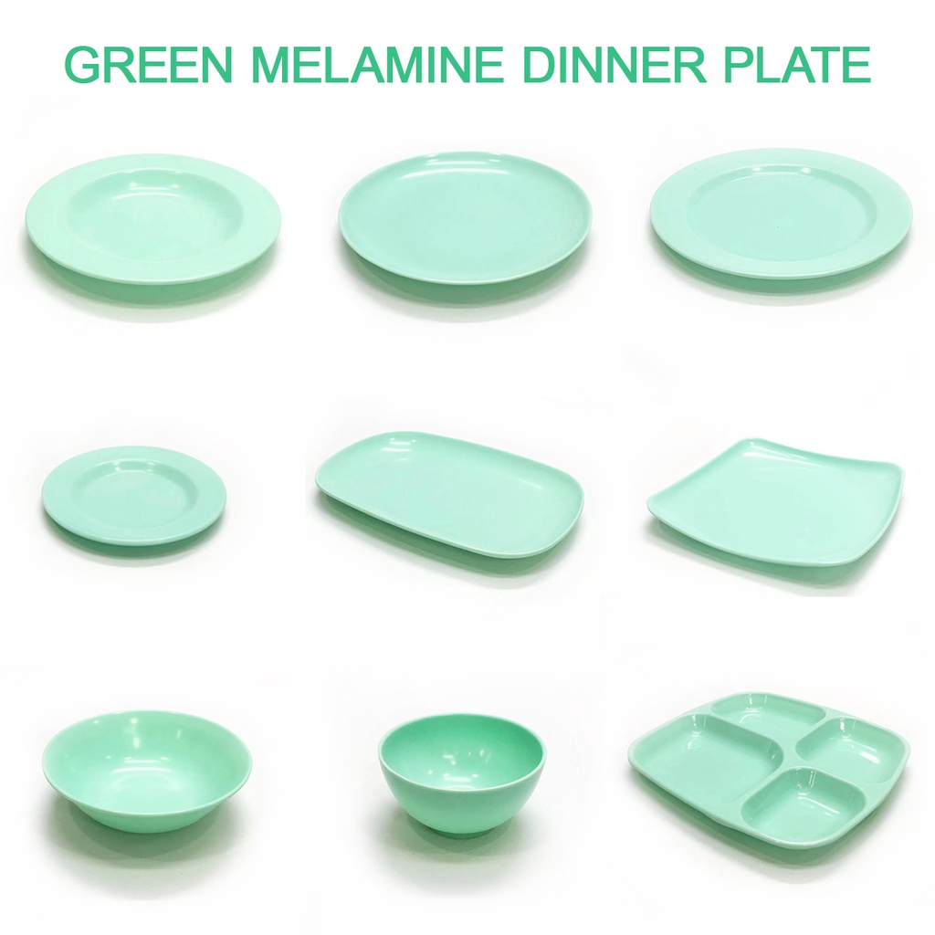 Light Green Melamine Cutler Various Cutlery Shatterproof Cutlery Plate ...