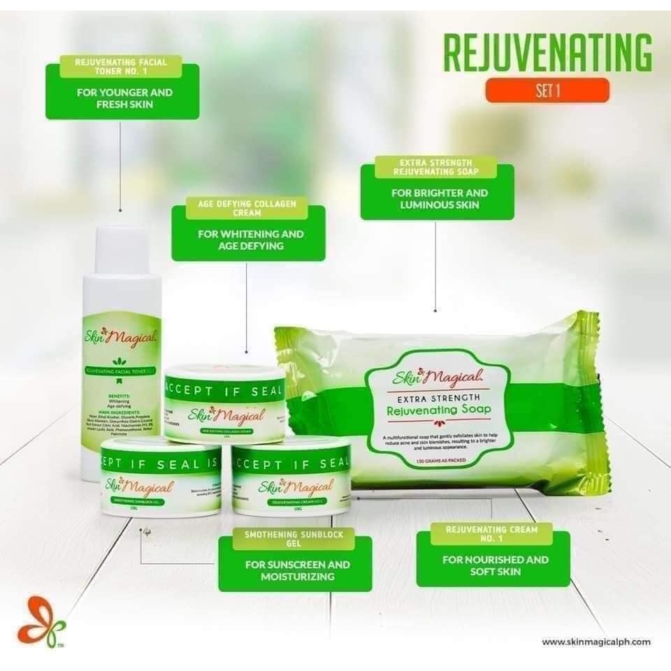 Rejuvenating Set #1 by Skin Magical (100% Original) | Shopee Philippines