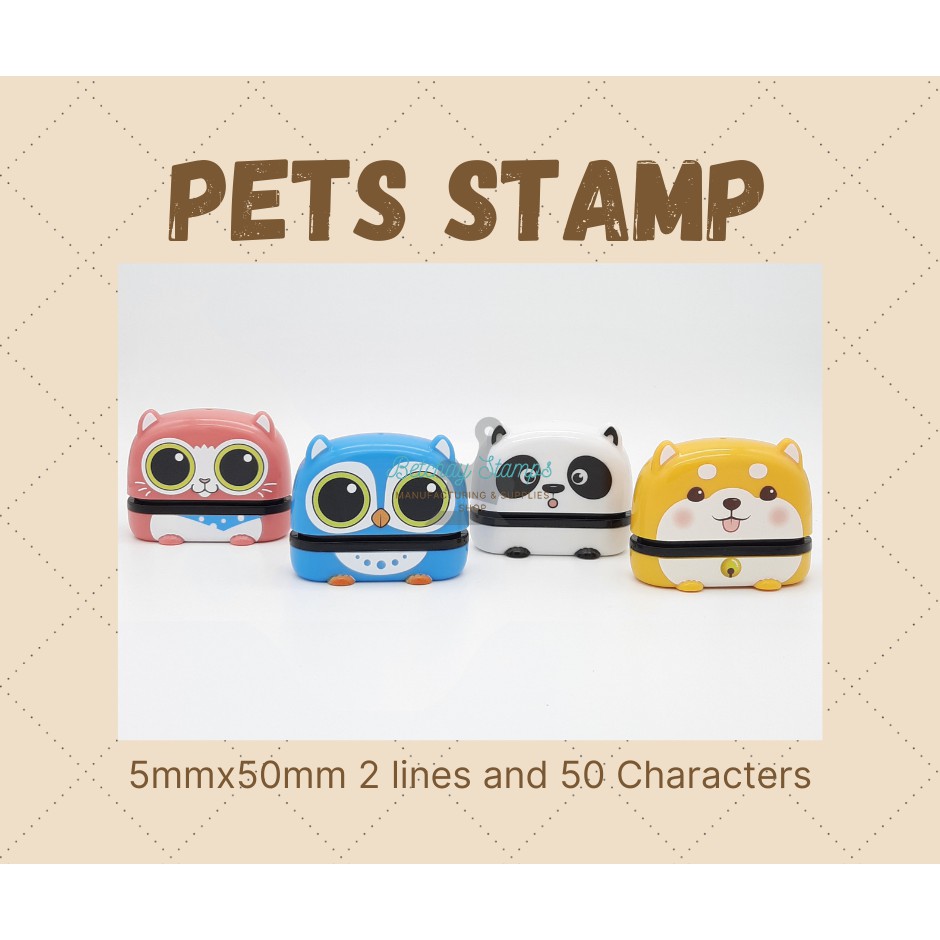 Betchay Stamp!! Big Cute Pets Kid Stamps!! | Shopee Philippines