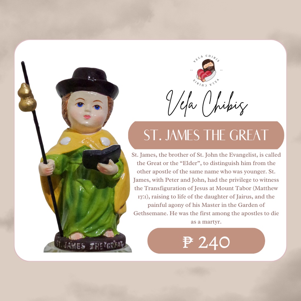 St. James the Great Chibi Image / Chibi Saint | Shopee Philippines