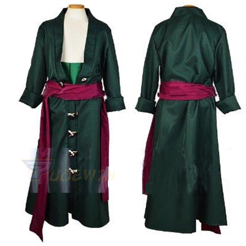 Anime Roronoa Zoro Cosplay Costume Clothes Full Set Custom Made ...
