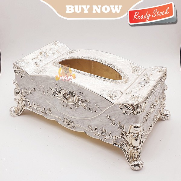 Luxury Metal Classic Tissue Box Classic Heavy Tissue Box | Shopee ...