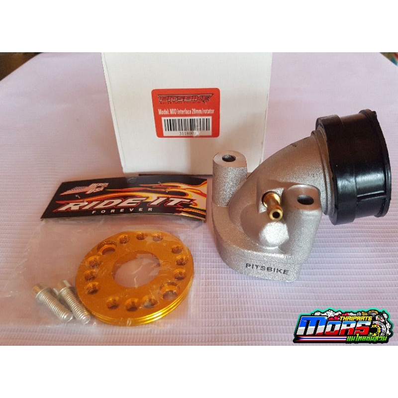 Pitsbike Manifold Standard with Rotator ( 28MM ) Mio Sporty / Soulty ...