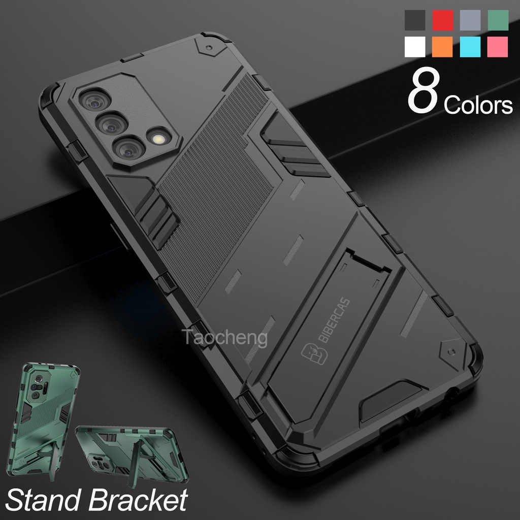 Armor Shockproof Phone Case For OPPO A95 A74 4G 5G Stand Holder Bracket ...