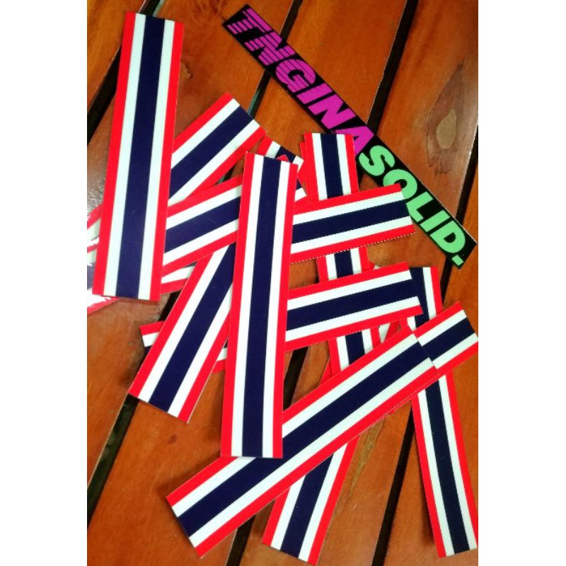 thai flag sticker (2pcs) | Shopee Philippines