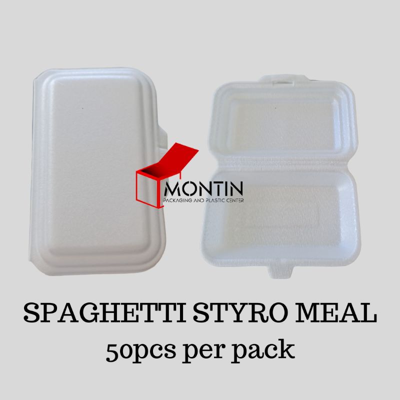 50pcs Spaghetti Styro Meal | Shopee Philippines