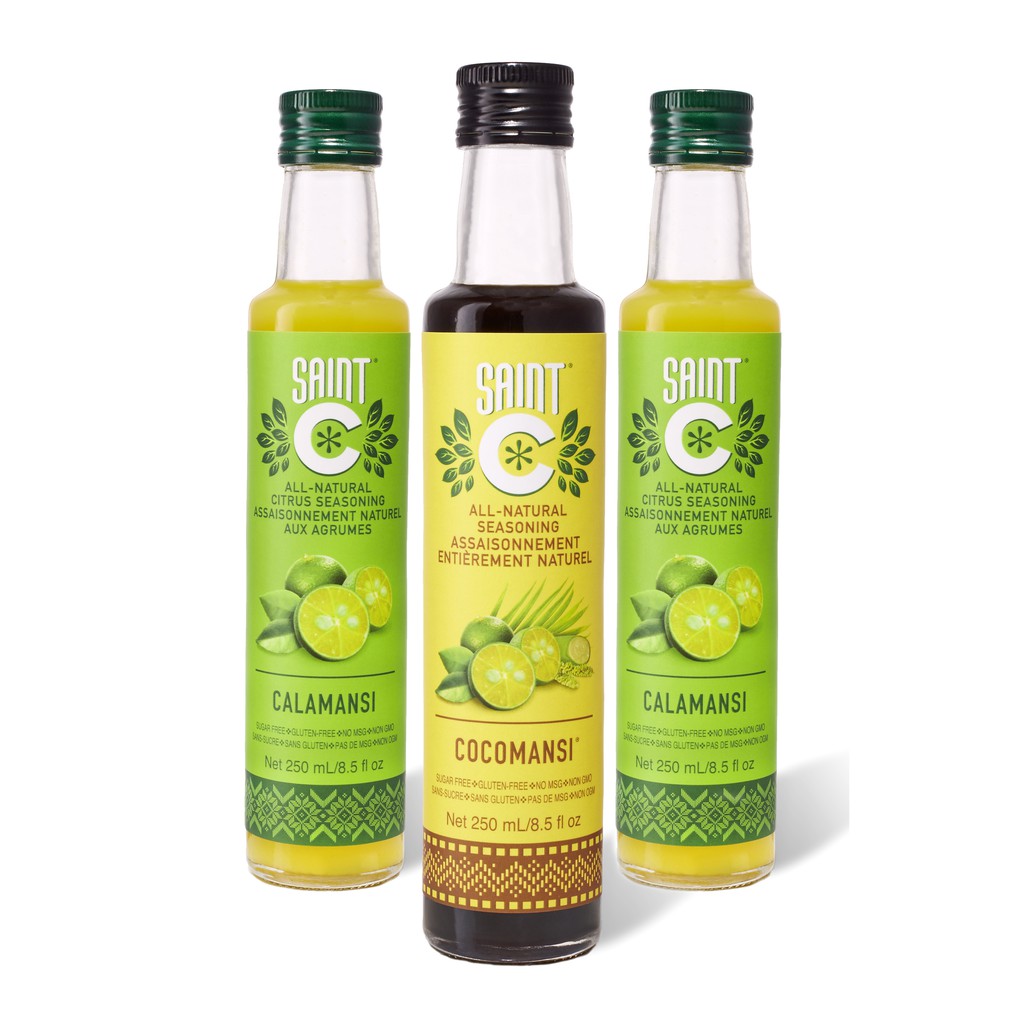 Saint C Calamansi and Cocomansi Trio - 250 ml - All-Natural Combination ...