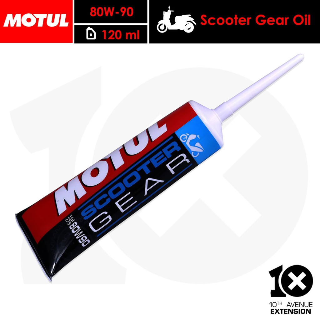 10thX MOTUL Scooter Gear Oil 80W-90 Transmission Fluid (120ML) | Shopee ...
