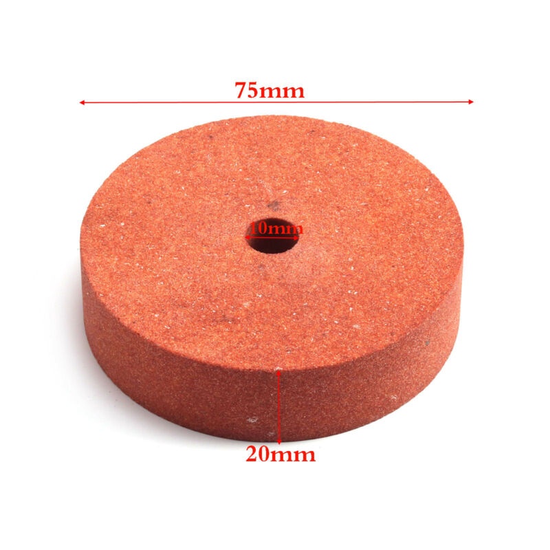 Abrasive Wheels 3 Inch Pad Stone Disc Grinding 80 Grit For Bench ...