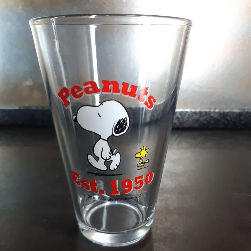 Original Collectible Drinkin Glass Snoopy Peanuts Est1950 Shopee Philippines