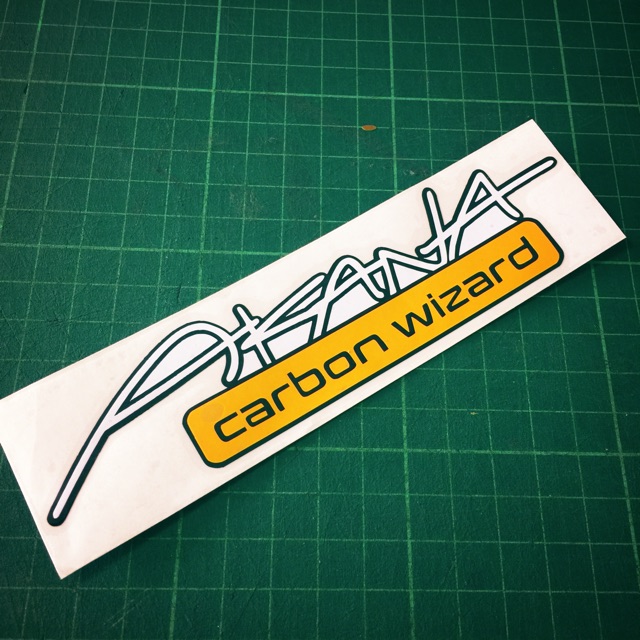 AKANA CARBON WIZARD STICKER | Shopee Philippines