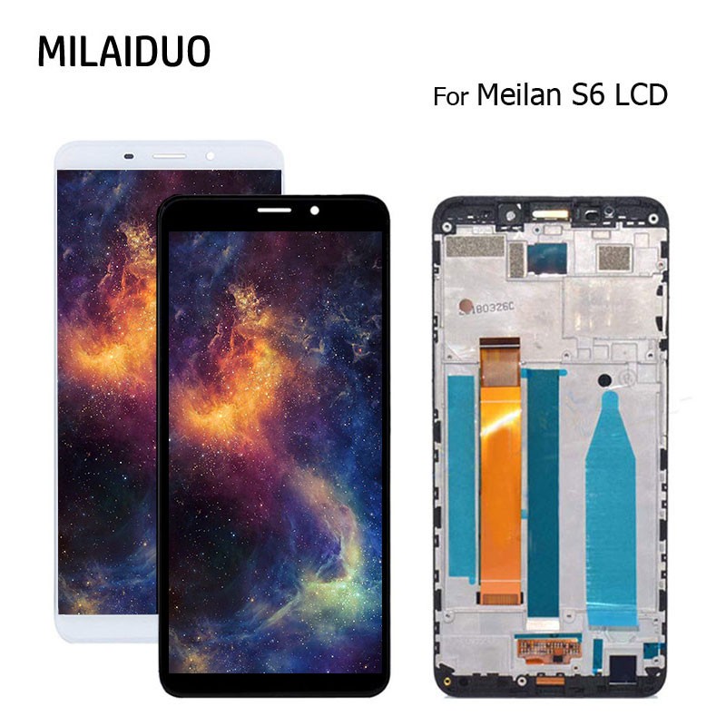 Original LCD For MEIZU M6S M712H M7121Q Display With Frame Touch Screen Digitizer Replacement ...