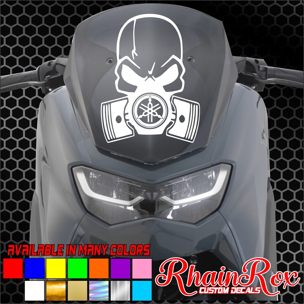 yamaha nmax v2 visor sticker diecut machine cut wateproof-part1 ...