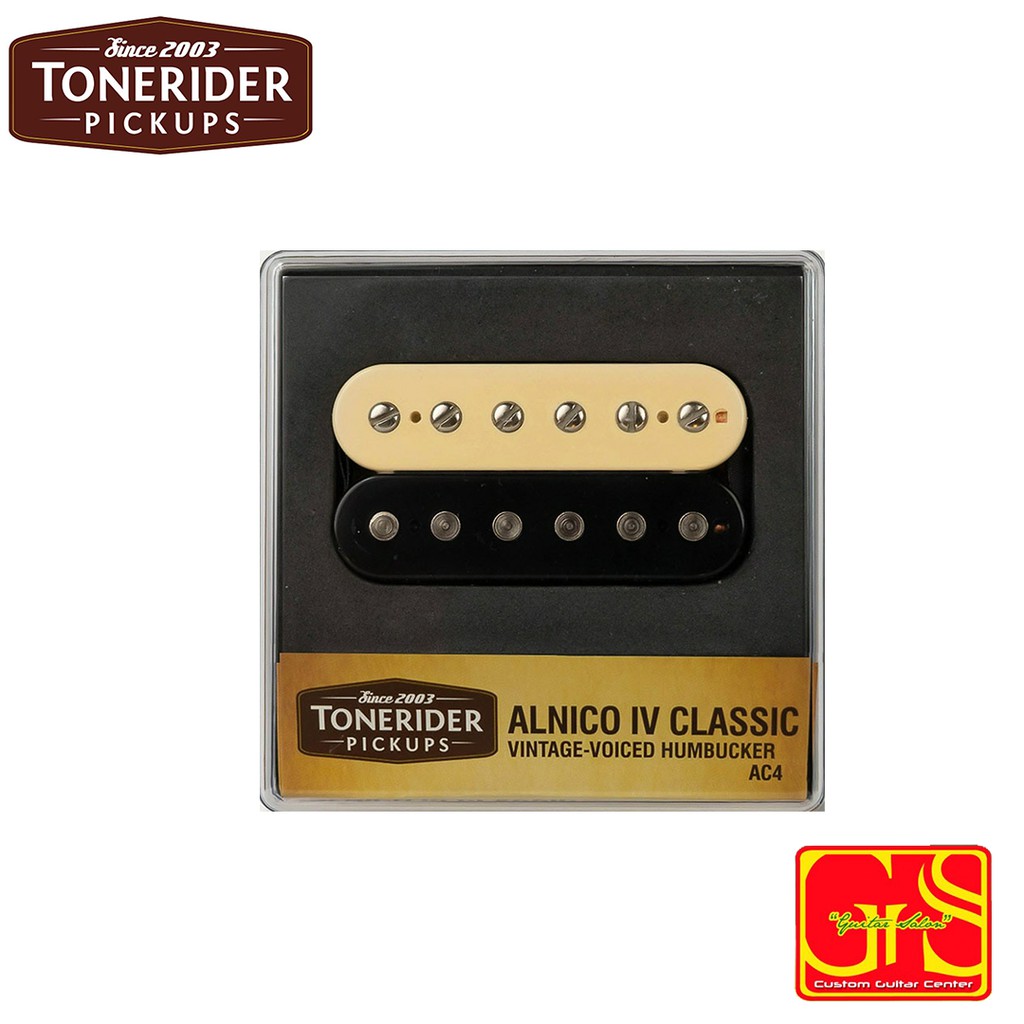 Tonerider AC4N/AC4B Alnico IV Classic Vintage Voiced Humbucker Pickup ...