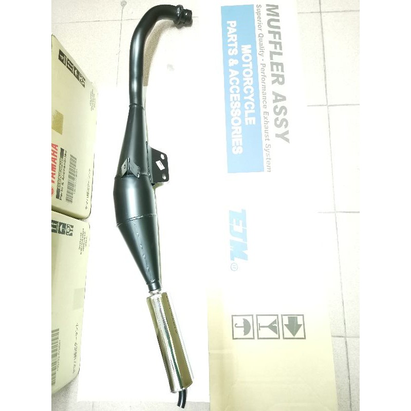 EJM BEST RR STD Exhaust (BLACK) | Shopee Philippines