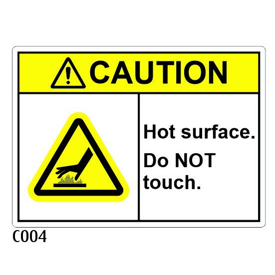 Safety Signs Caution Vinyl Sticker with Lamination Signage | Shopee ...
