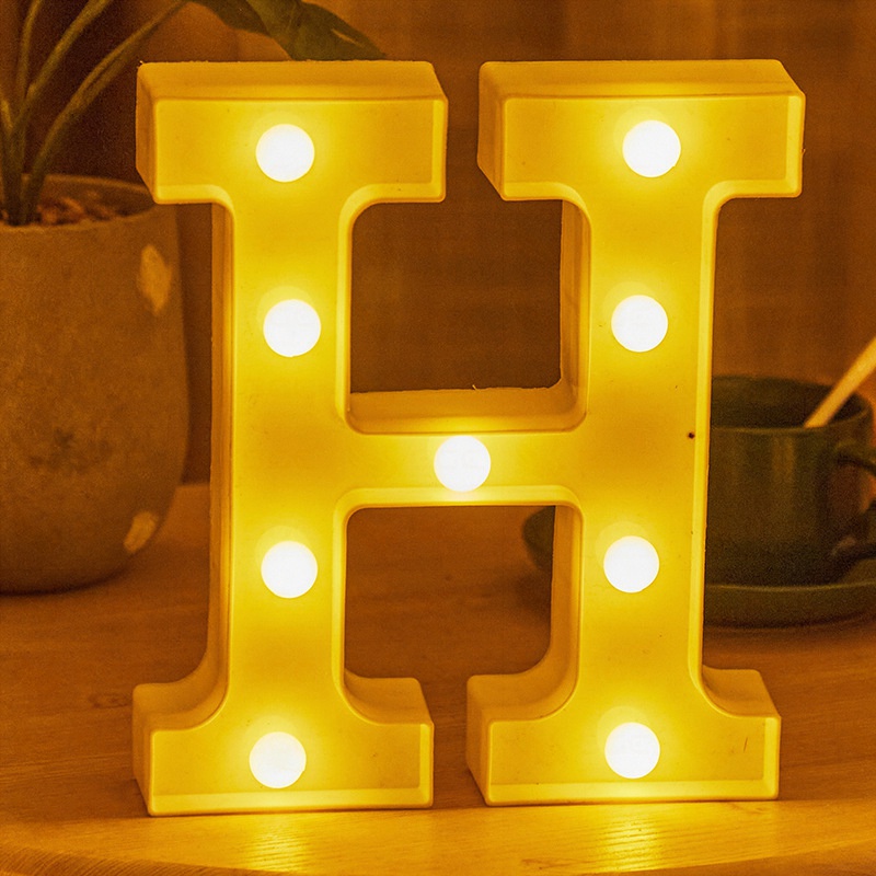 【Local Fast Delivery】Large size LED Letter standee 21cm party needs Led ...