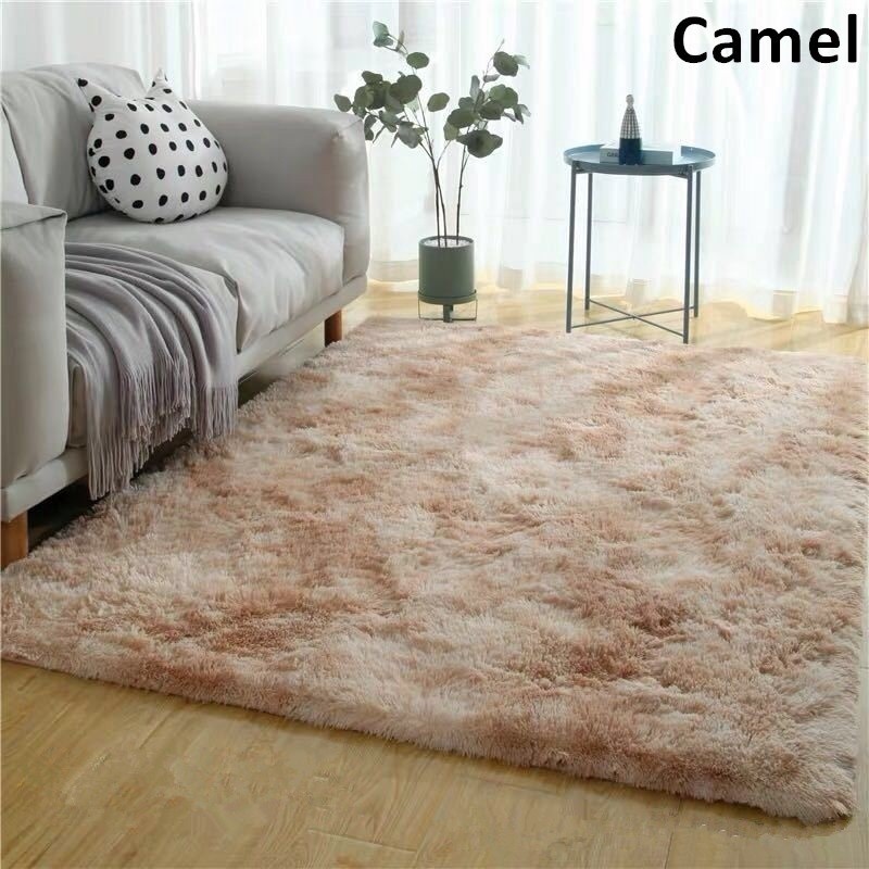 120x160cm/80x160cm 2 Tone Soft Fluffy Multicolor Rugs Bedroom Floor ...
