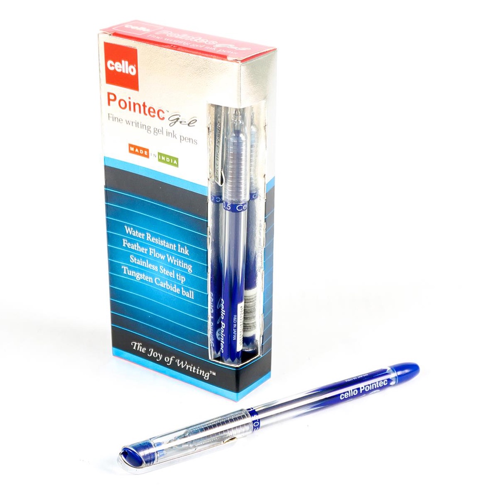 CELLO Gel Pen Pointec 0.5mm (Box) | Shopee Philippines