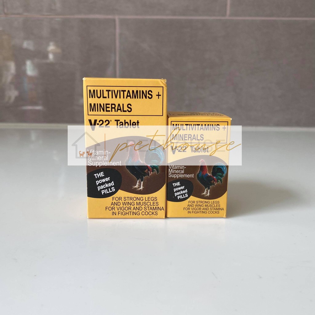 V-22 Tablet - Multivitamins + Minerals (30 & 100 Tablets) | Shopee ...