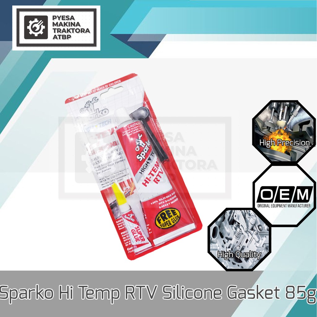 Sparko HI Temp RTV Silicone Gasket 85g | Shopee Philippines