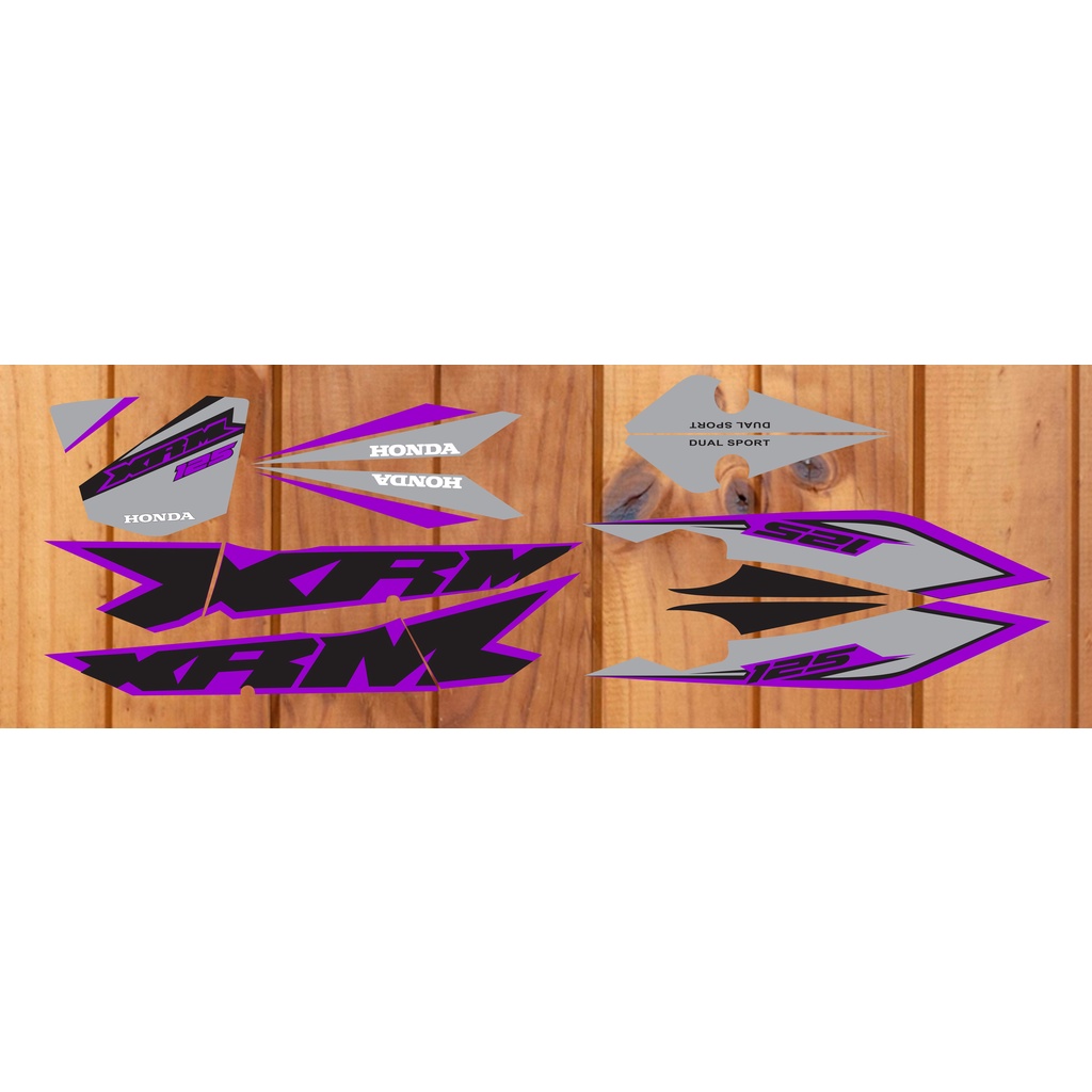 XRM 125 Stock Decals (VIOLET) | Shopee Philippines