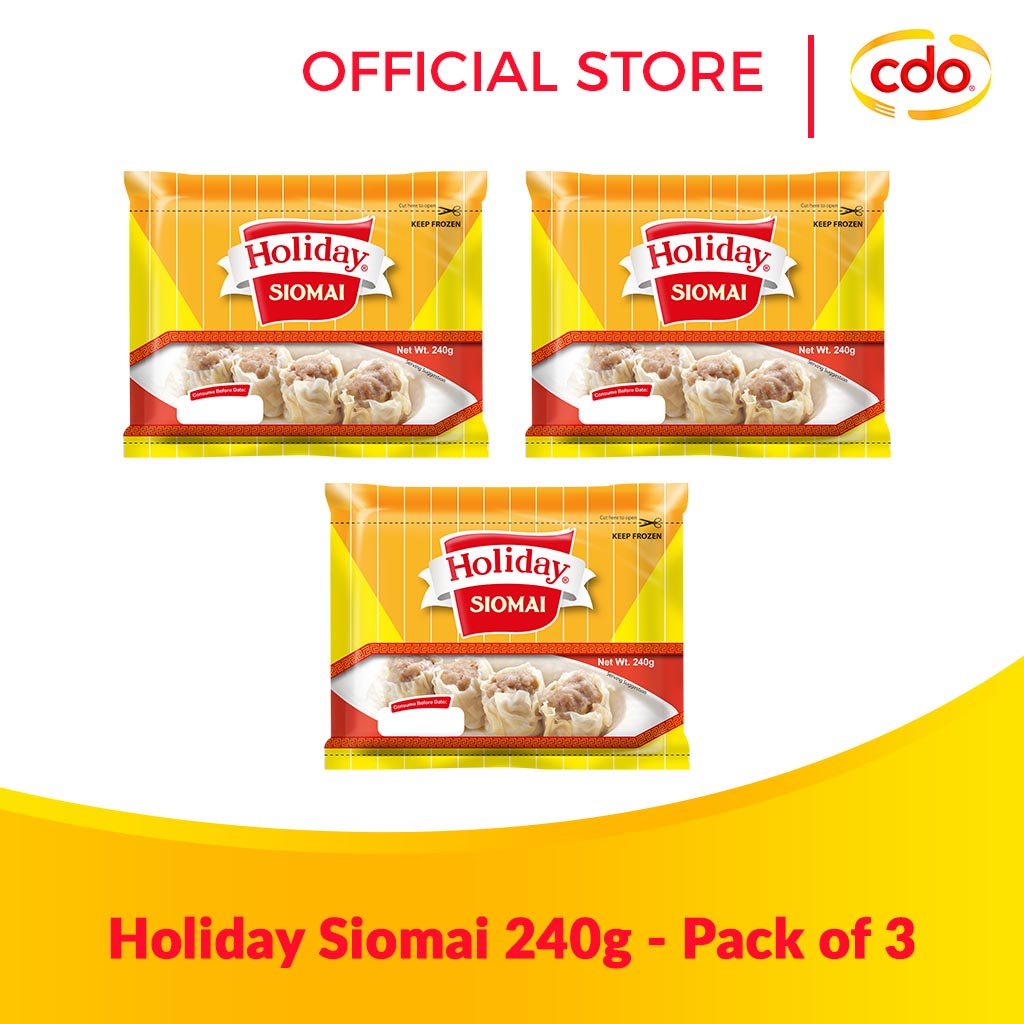HOLIDAY Siomai 240g - Pack of 3 | Shopee Philippines