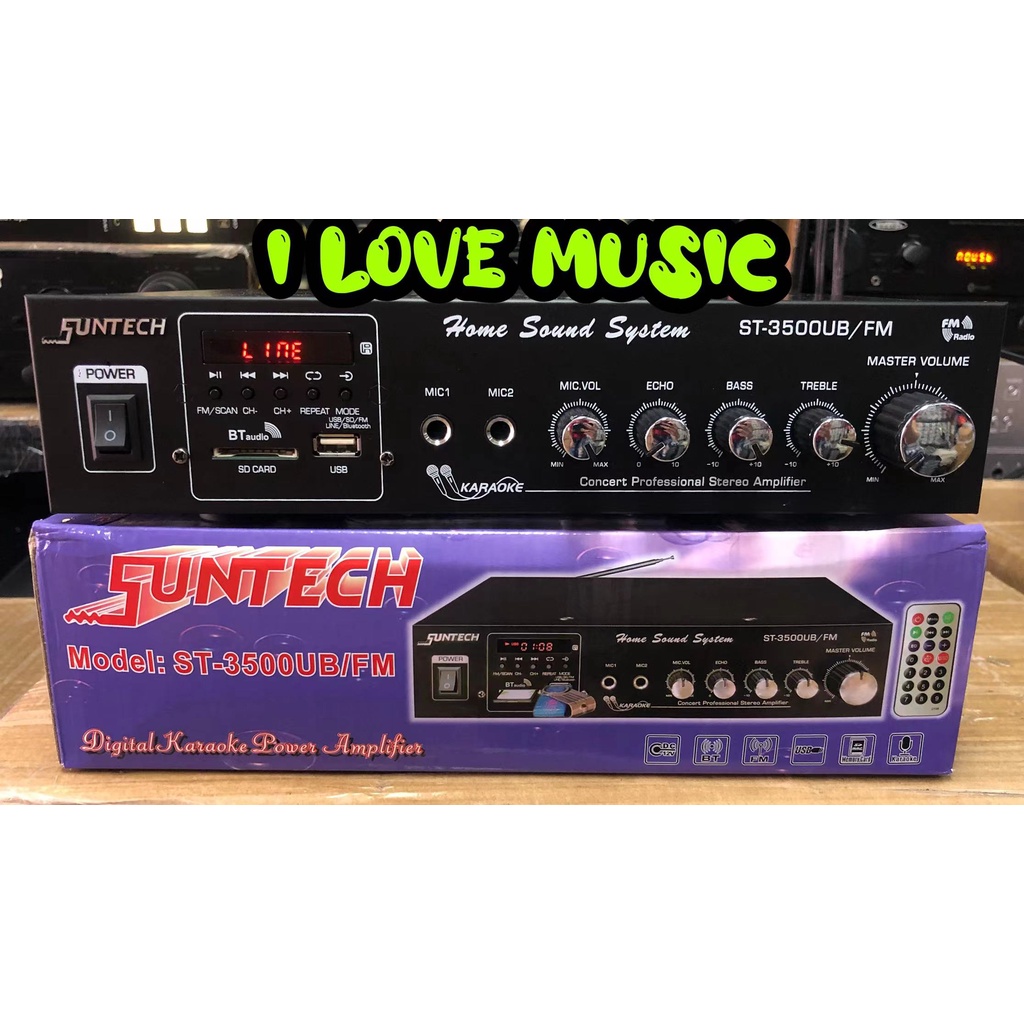 COD Suntech AV-3300/DM-6000 professional karaoke amplifier Bluetooth ...