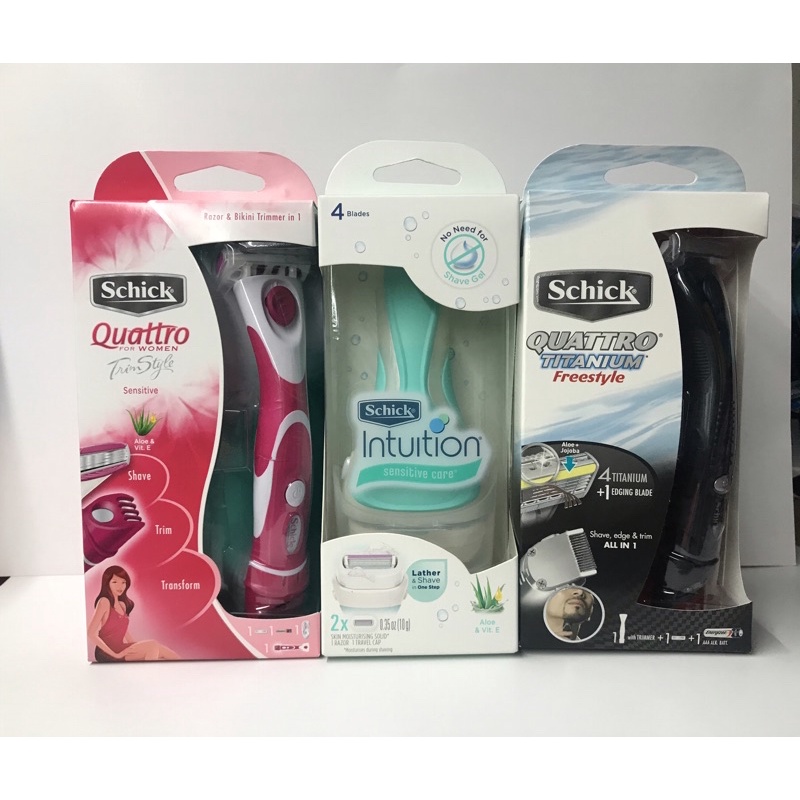 SCHICK TITANIUM FREESTYLE/QUATTRO FOR WOMEN TRIM STYLE | Shopee Philippines