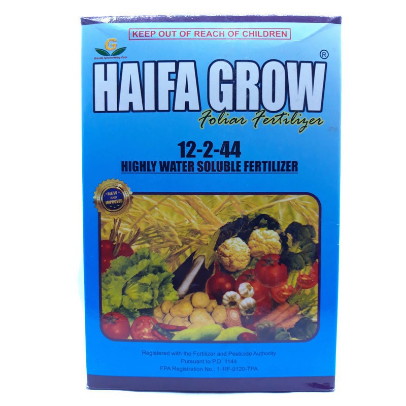Haifa Grow FOLIAR FERTILIZER 12-2-44 High Water Soluble Fertilizer ...