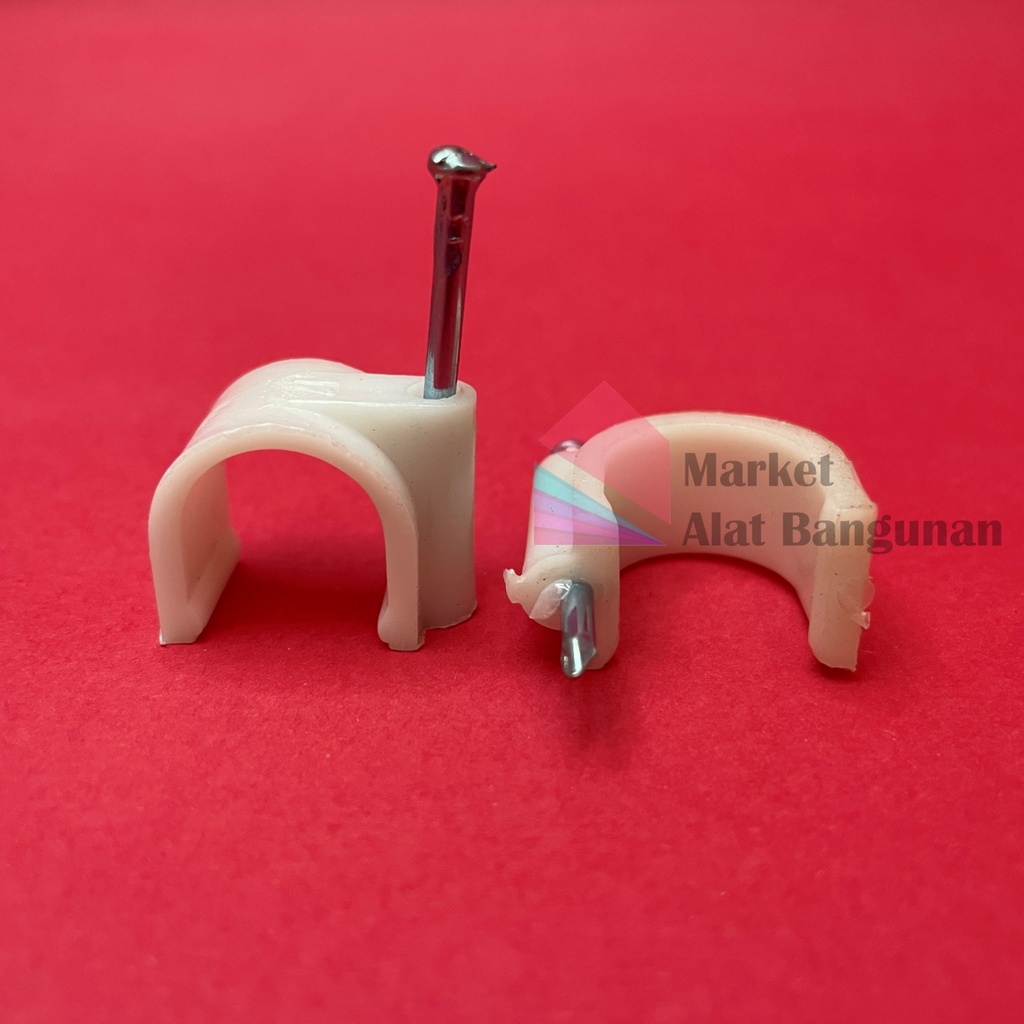 Pvc Electrical Pipe Clamps+5/8" Concrete Nails Per 1pcs/5/8 Inch 16mm ...