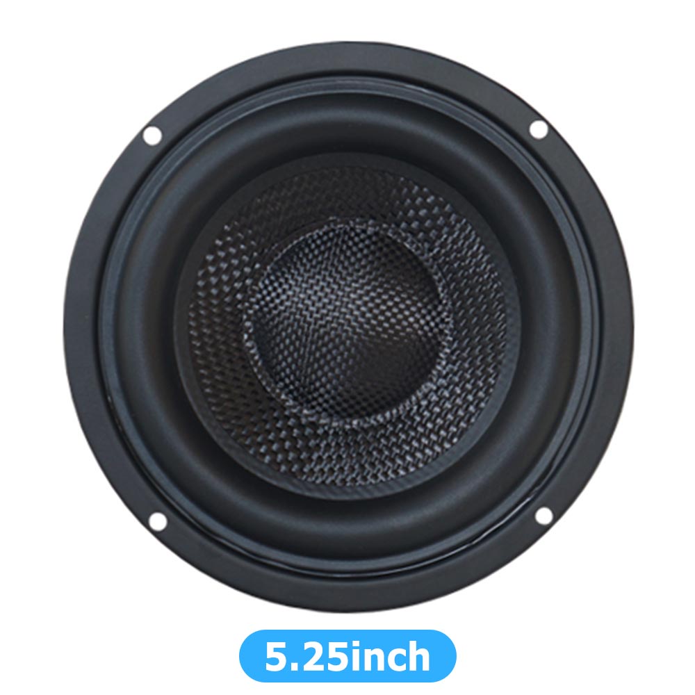1PC 5.25 Inch Subwoofer Speaker 4 8 Ohm 60W Woofer Audio Modification 5 inch Deep Bass Bookshelf ...