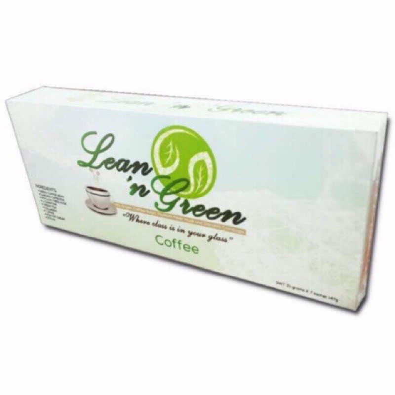 LEAN N GREEN coffee ORIGINAL and effective! | Shopee Philippines