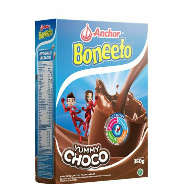 Anchor Boneeto Yummy Choco Hi-Calcium Milk Powder 350G | Shopee Philippines